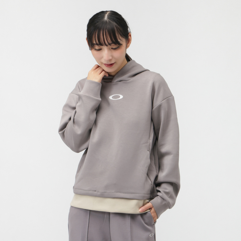 オークリー(OAKLEY) フリース レディース RADIANT PEACH FLEECE HOODIE 10.0 FOA500881 【国内正規品】 オークリー レディース ニットジャケット RADIANT PEACH FLEECE HOODIE