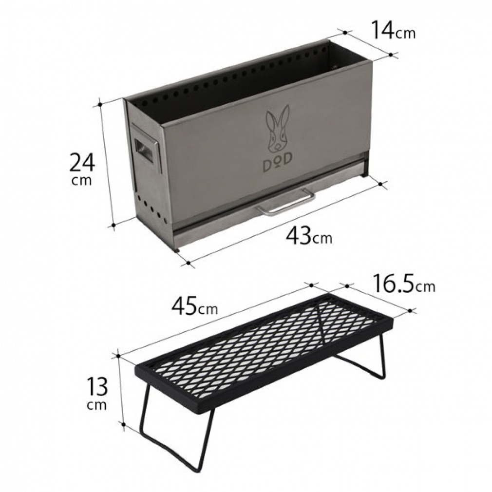 ディーオーディー めちゃもえファイヤー Q3-626-SL キャンプ 焚き火台