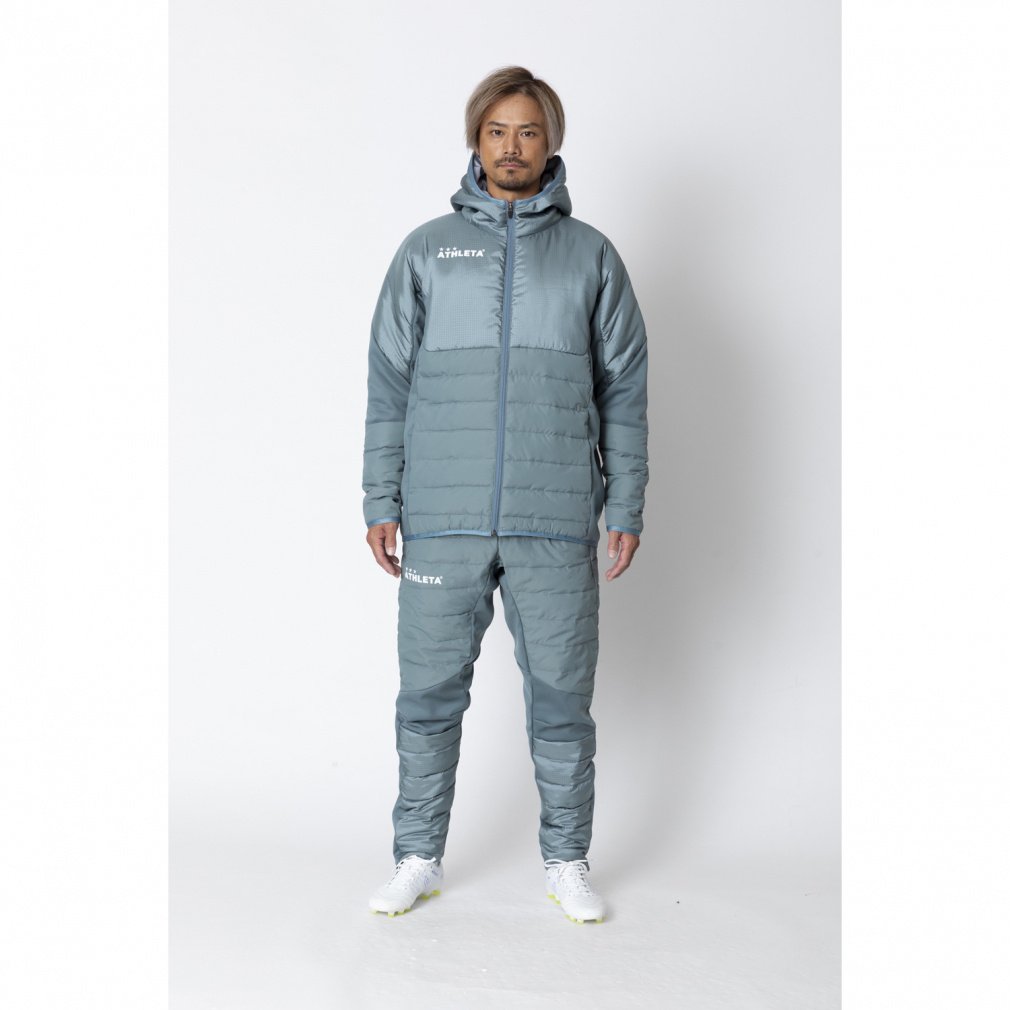 アスレタ メンズ サッカー/フットサル ジャージジャケット 中綿