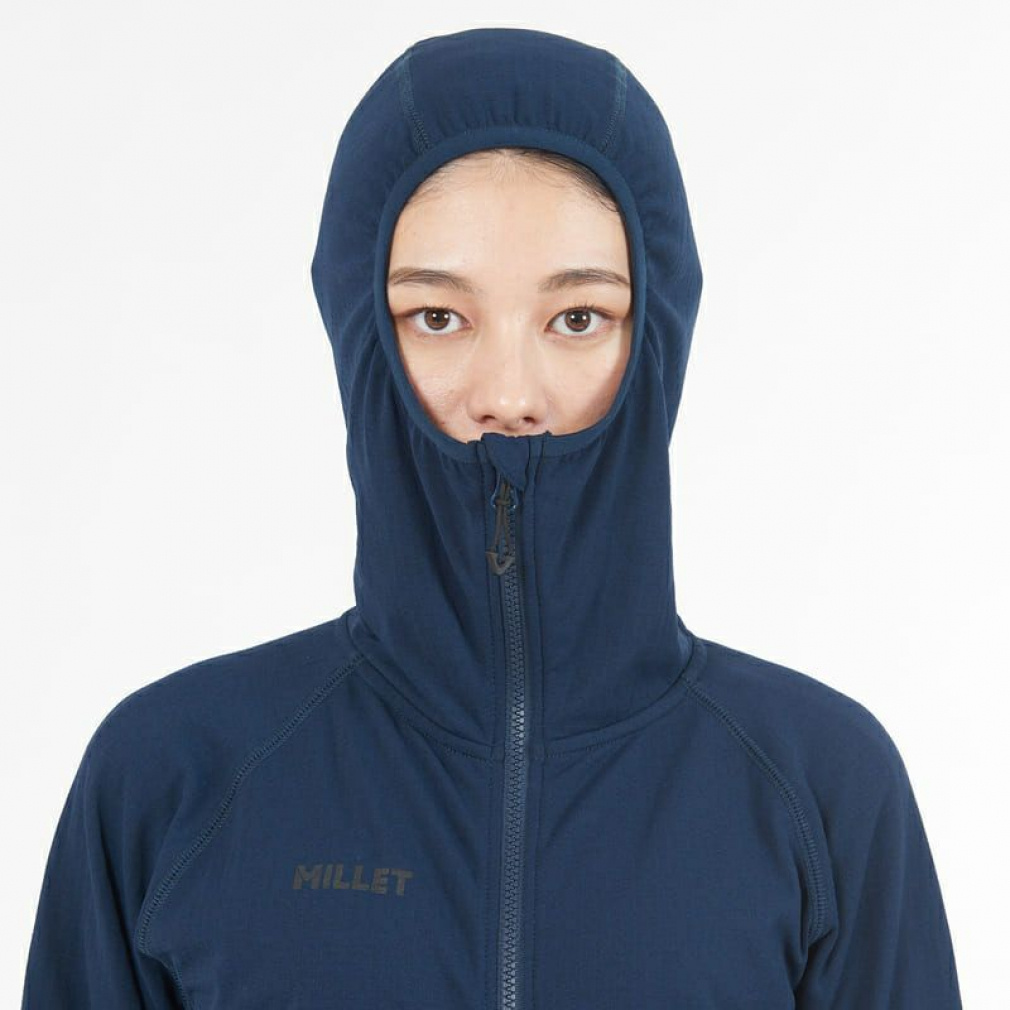 ミレー レディース トレッキング フリースジャケット DRY GRID HOODIE