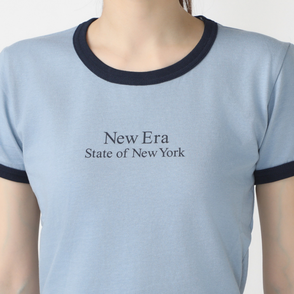 ニューエラ レディース 半袖 Tシャツ WS SS CT RIT WHI GRN 14121816 MBLU スポーツウェア ： サックス ...
