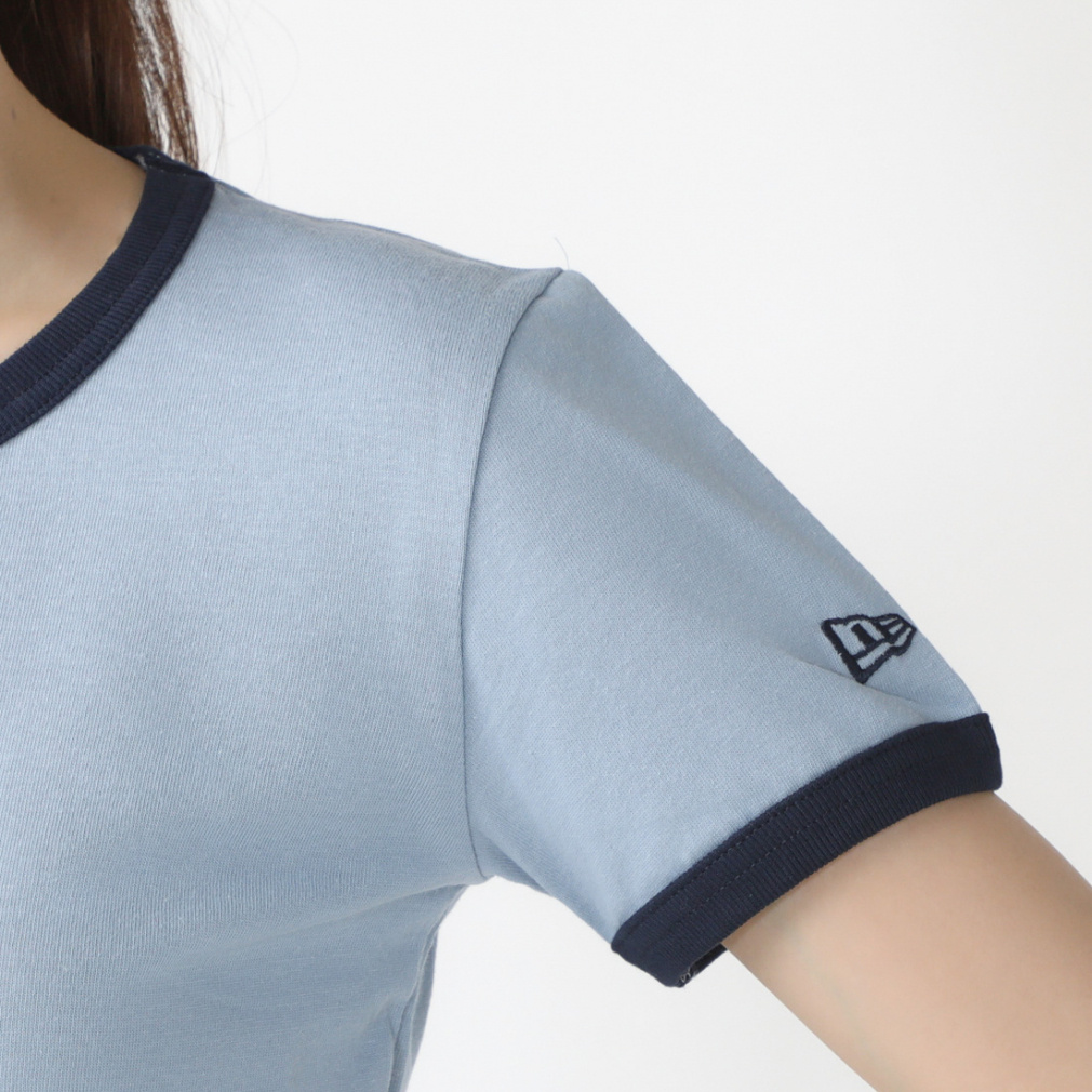 ニューエラ レディース 半袖 Tシャツ WS SS CT RIT WHI GRN 14121816 MBLU スポーツウェア ： サックス ...